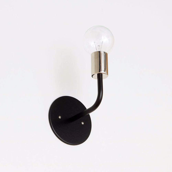 Modern Hardwired Wall Scone with Metal Socket - onefortythree